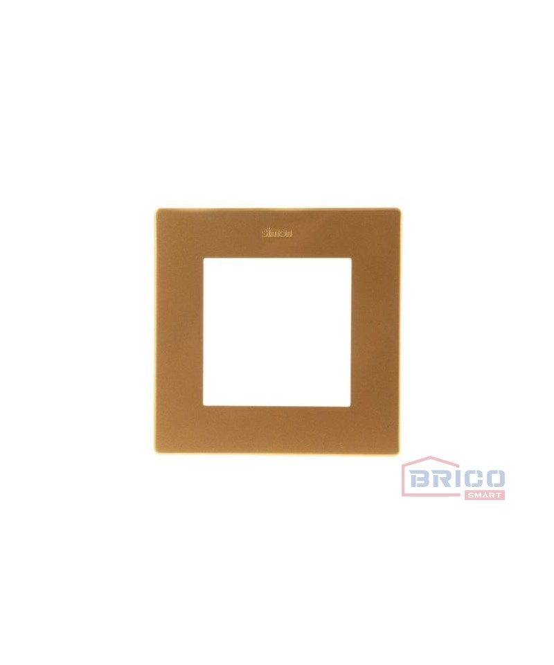 Plaque simple Finition Or
